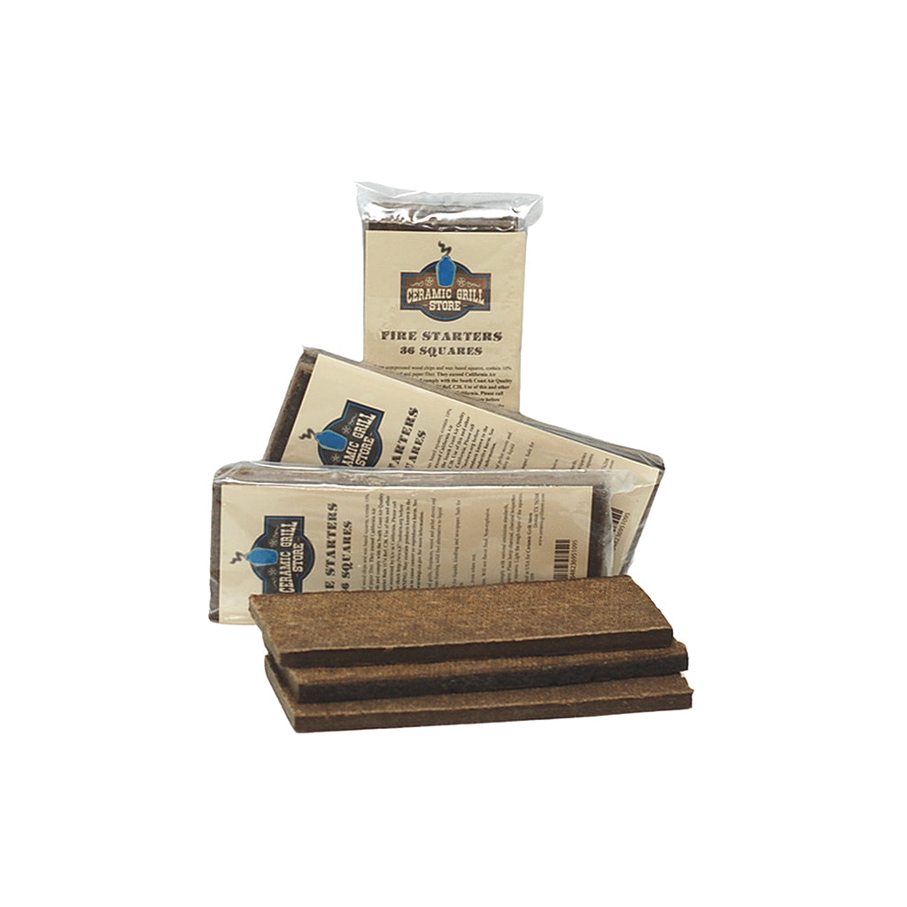 Ceramic Grill Store Fire Starters, 36 Square Package